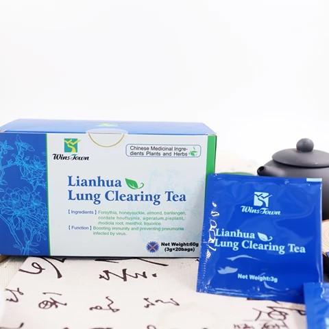 Lianhua Qingwen Lung Clearing Tea- removing toxins, improving lung ...