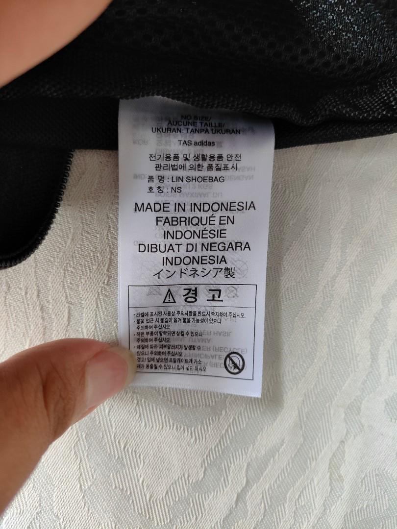 LINEAR LOGO SHOEBAG ( BLACK), Men's Fashion, Bags, Belt bags, Clutches ...