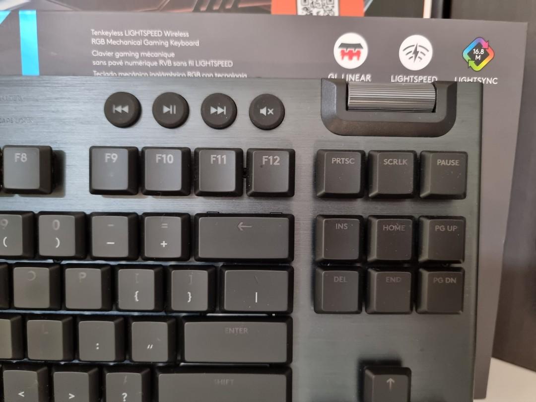 Logitech G915 TKL Linear Lightspeed Wireless Keyboard, Computers & Tech, Parts & Accessories ...