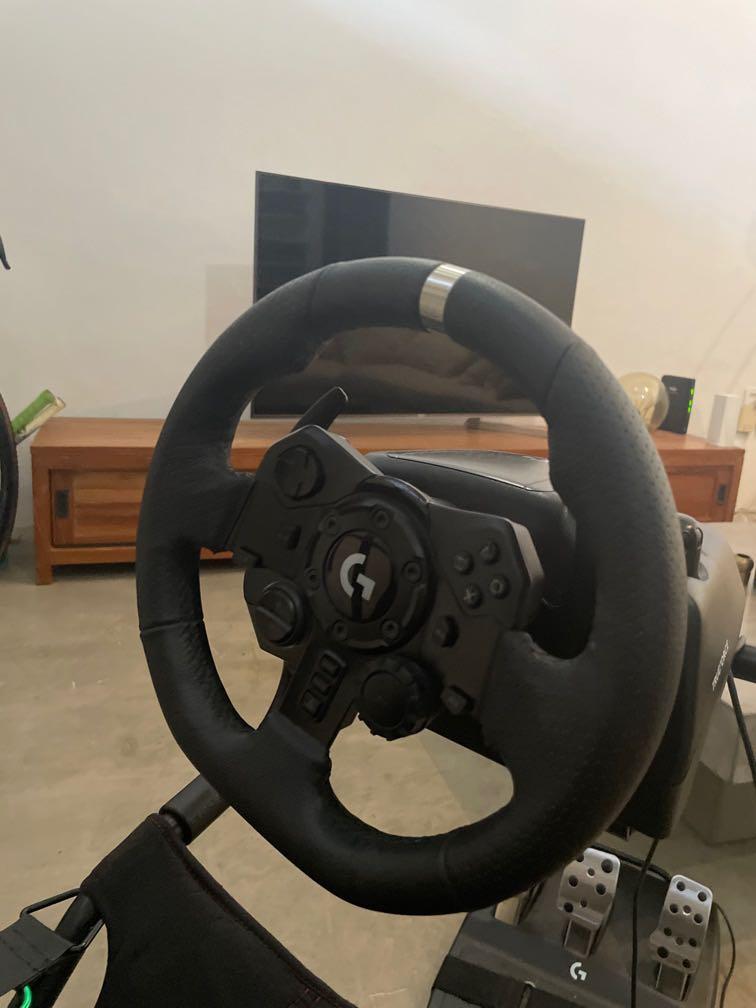 Logitech G923 with playseat, Video Gaming, Gaming Accessories ...