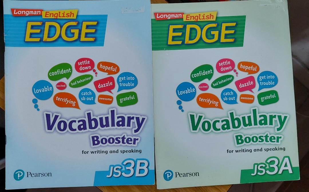 Longman English edge vocabulary Booster JS3A JS3B, 興趣及遊戲, 書本 & 文具, 教科書 ...