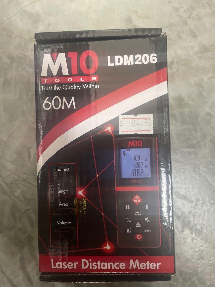 M10 laser distance meter LDM206, Furniture & Home Living, Home ...