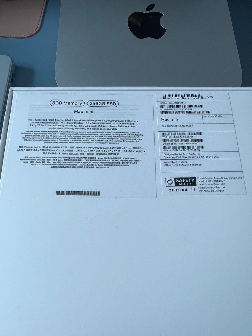 Mac Mini M1 Base Model, Computers & Tech, Desktops on Carousell