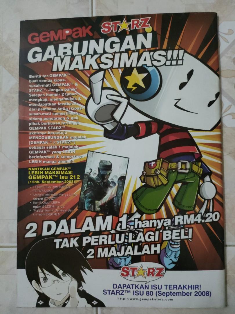 Majalah Starz Gempak Keluaran Terakhir Isu 80, Hobbies & Toys, Books ...