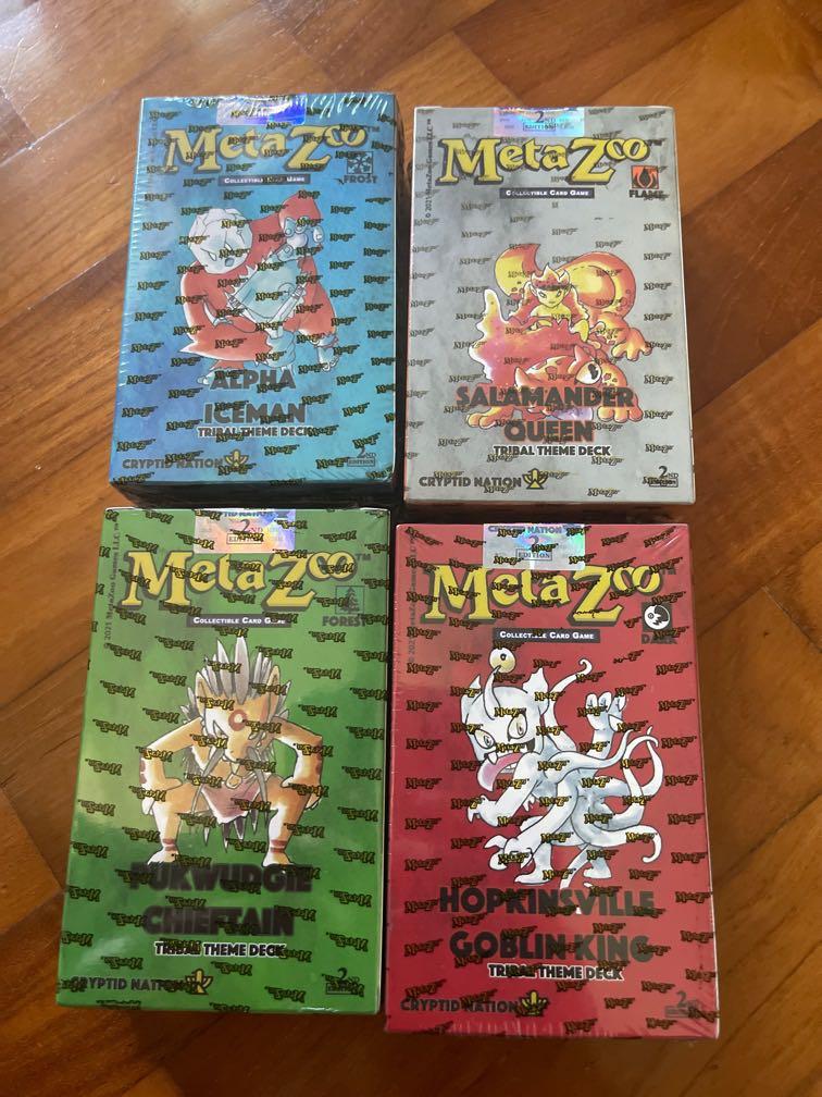 MetaZoo Cryptid Nation 2nd edition tribal decks, Hobbies & Toys, Toys ...