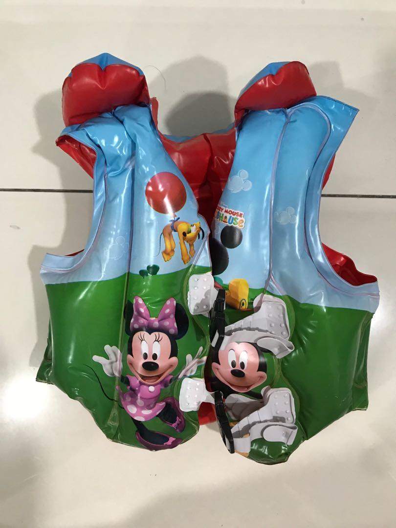 Mickey Mouse Club Vest Float Air, Babies & Kids, Babies & Kids Fashion ...
