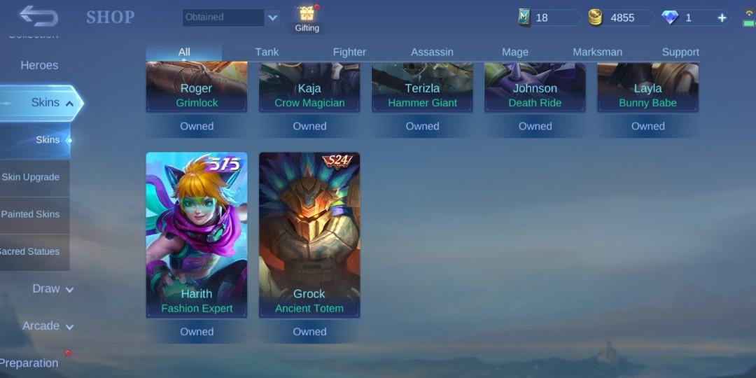 MLBB ACC, Video Gaming, Gaming Accessories, Game Gift Cards & Accounts ...