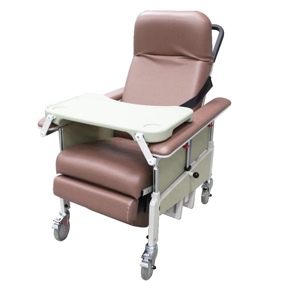 Mobile Geriatric Chair with drop down arm rest, Health & Nutrition ...