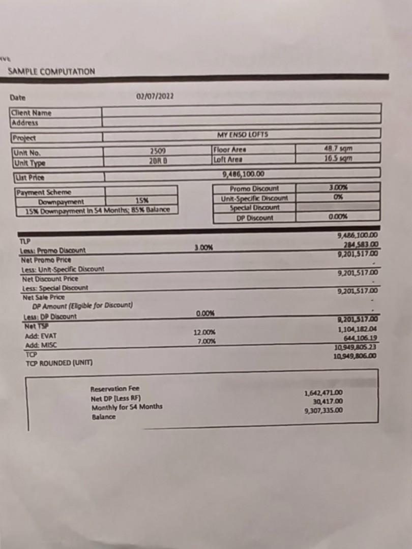 My Enzo Lofts with Extra Space, Property, For Sale, Apartments & Condos ...