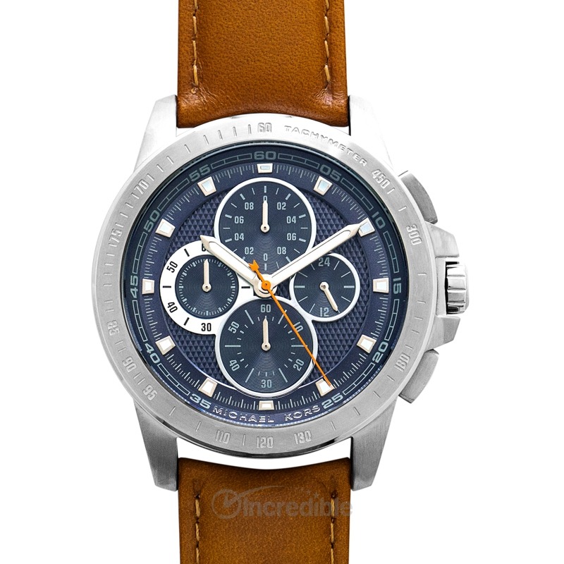 [NEW] Michael Kors collectionName Quartz Blue Dial Stainless Steel Men ...