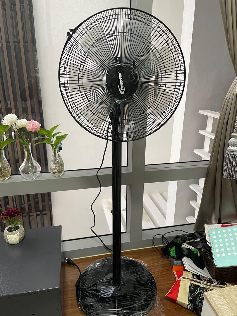 NEW Powerpac Fan with plastic still on., Furniture & Home Living ...