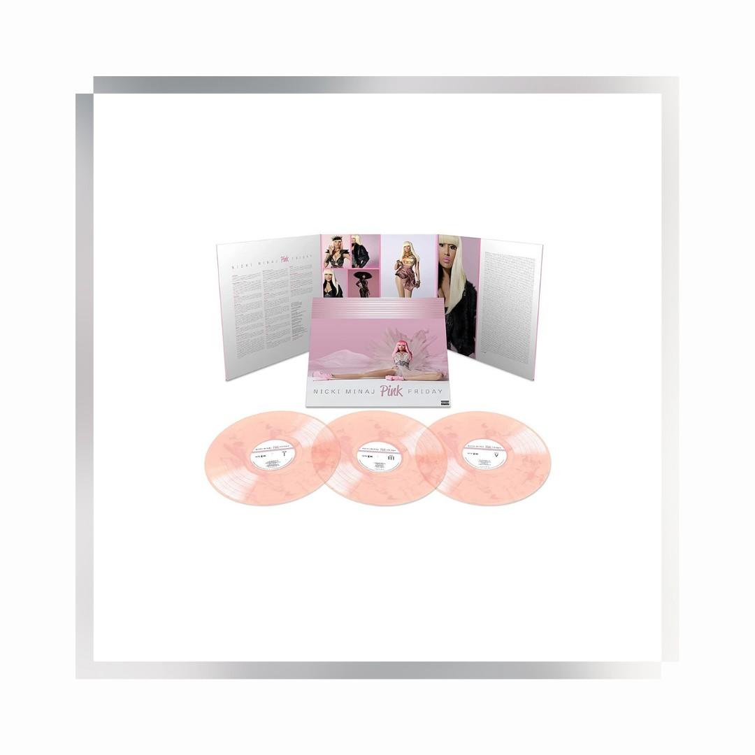 Nicki Minaj - Pink Friday Deluxe Edition (Pink & White Swirl Vinyl ...