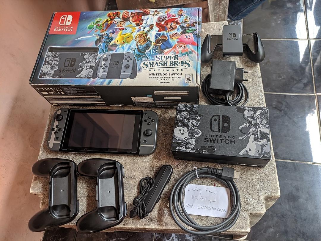 Nintendo Switch Super Smash Bros Ultimate Limited Edition Fullset ...