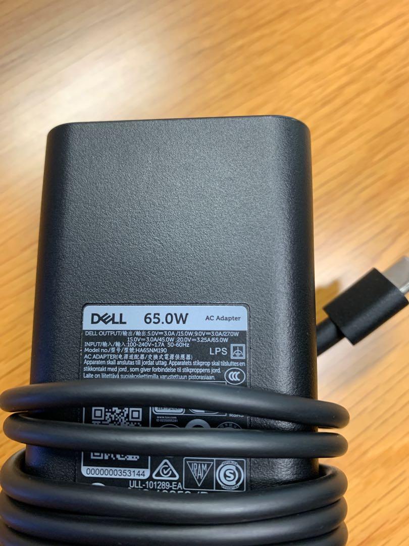 Original Dell USB C 65W Laptop Charger, Computers & Tech, Parts ...