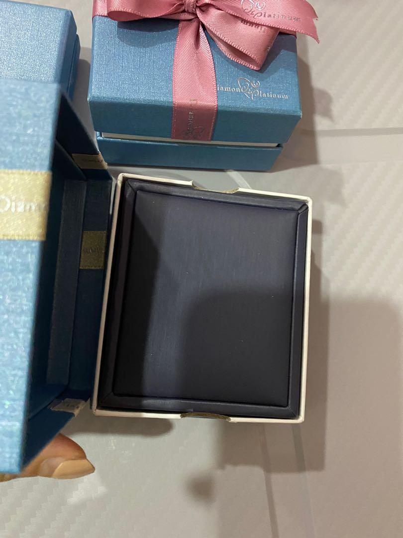 Original Diamond and Platinum gift boxes (empty), Women's Fashion ...