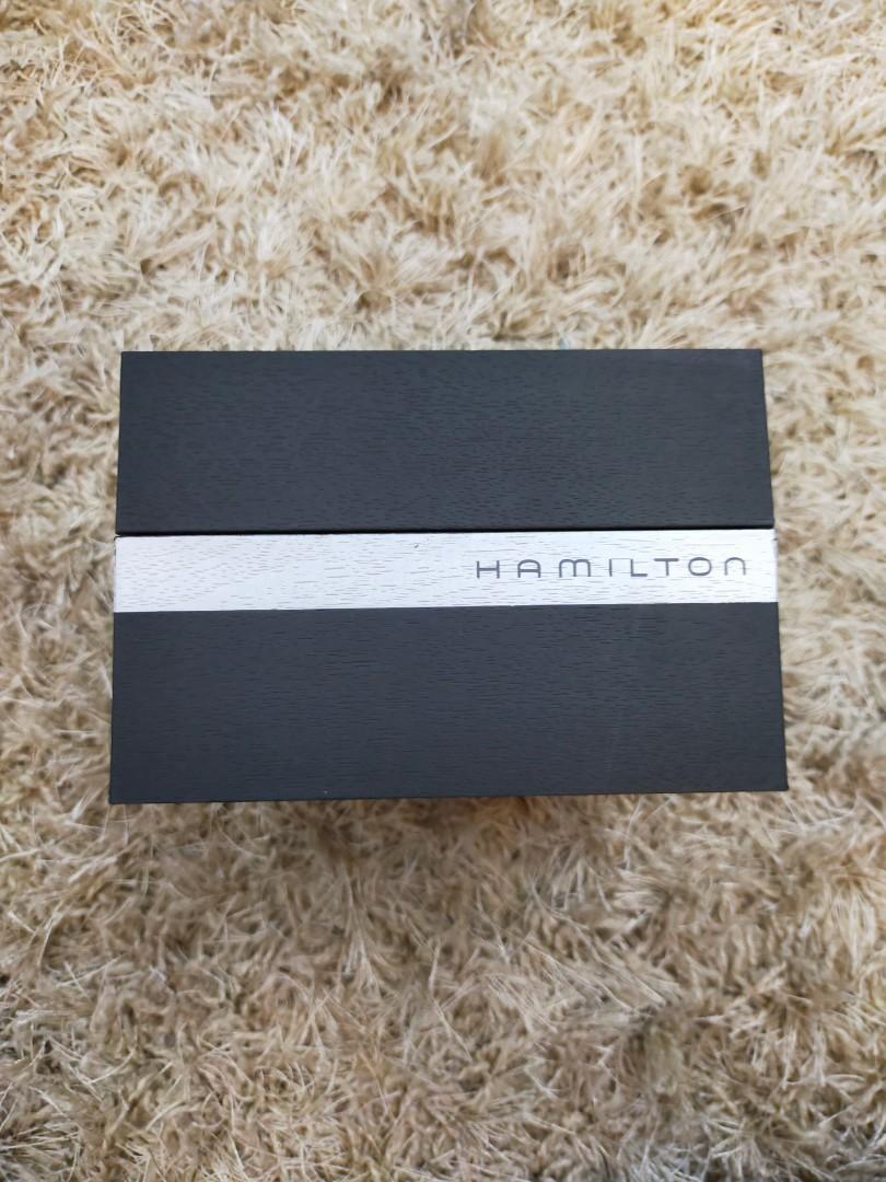 Original Hamilton Watch Box, Luxury, Watches on Carousell