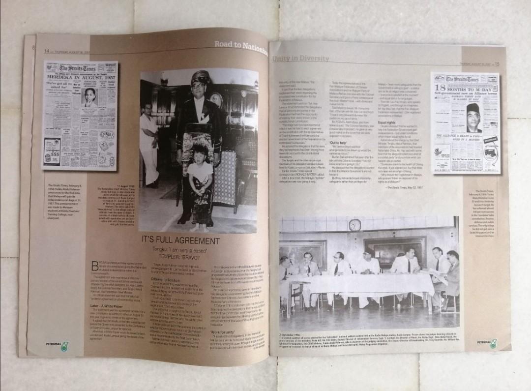 PAPER - SURAT KHABAR EDISI KHAS NEW STRAITS TIMES " 50 YEARS MERDEKA ...