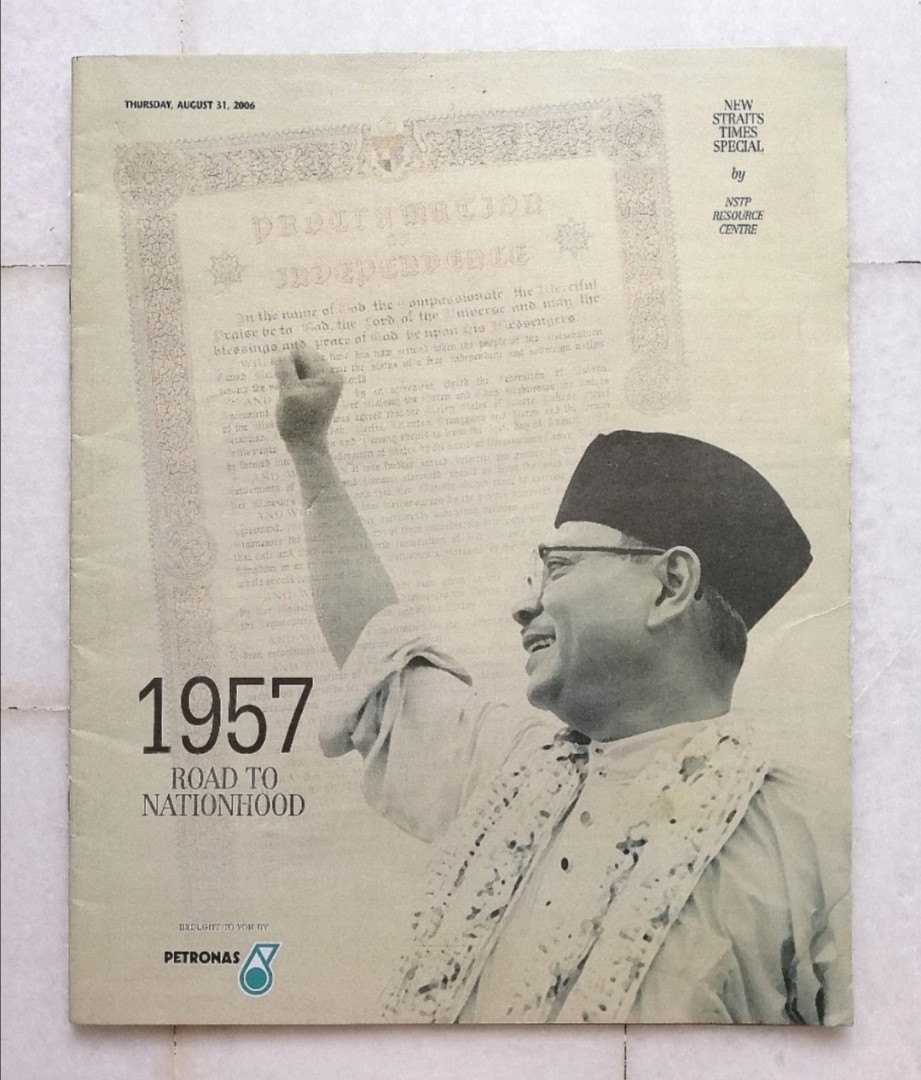 PAPER - SURAT KHABAR EDISI KHAS NEW STRAITS TIMES SPECIAL "MERDEKA DAYS ...