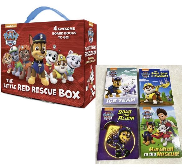 Last set! Paw Patrol by Nickelodeon The little red rescue box with 4 ...