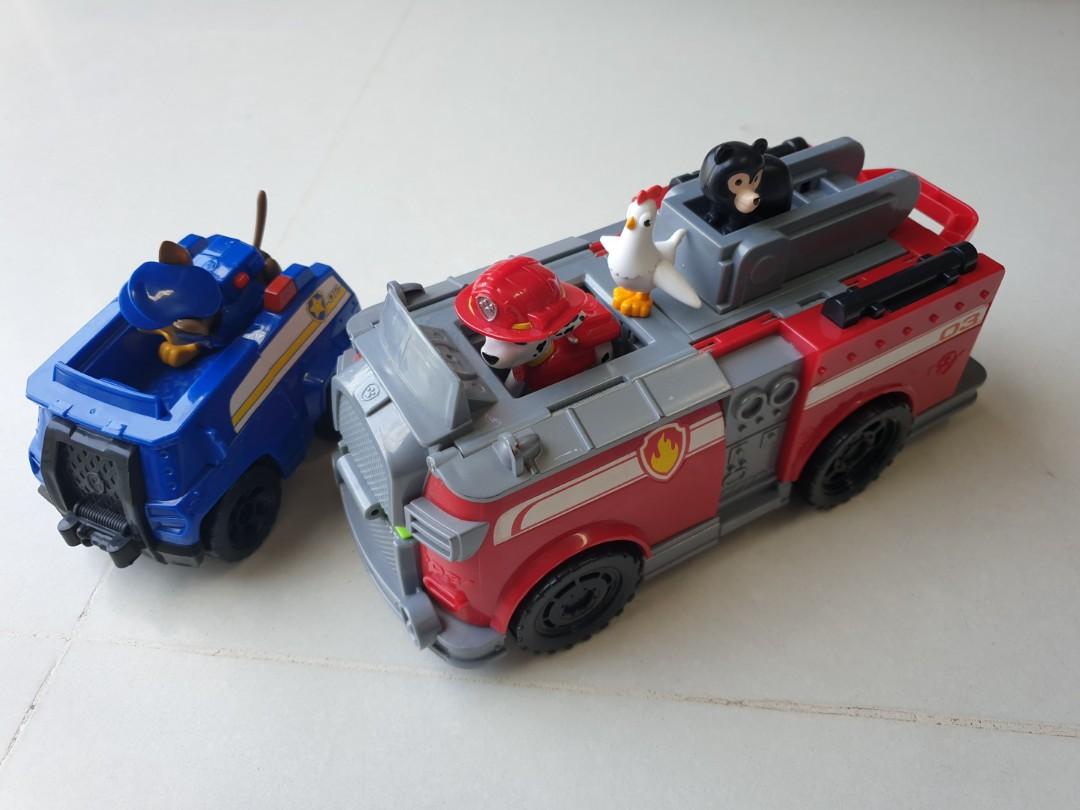Paw Patrol Marshall Fire Fighter Playset (with Chase), Hobbies & Toys ...