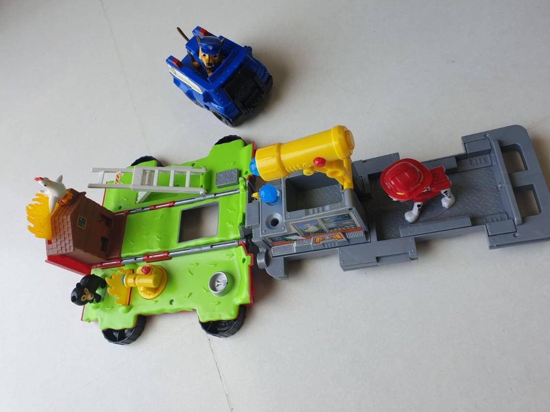 Paw Patrol Marshall Fire Fighter Playset (with Chase), Hobbies & Toys ...