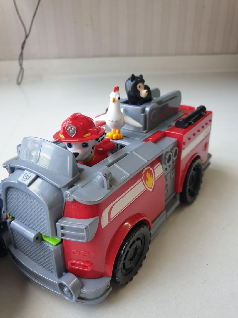 Paw Patrol Marshall Fire Fighter Playset (with Chase), Hobbies & Toys ...