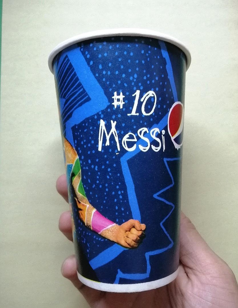 PEPSI PAPER CUP " MESSI " - 2010, Hobbies & Toys, Collectibles ...