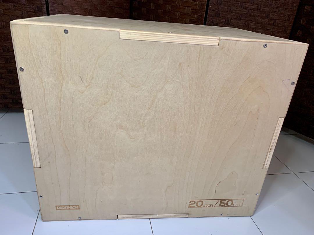 Plyometric Box, Decathlon Fitness Jump Box Domyos, Sports Equipment ...
