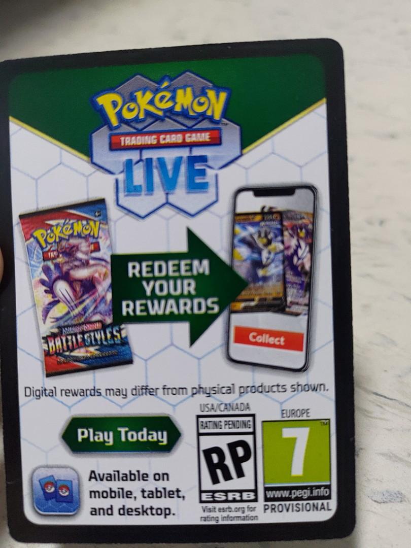Pokemon TCG Codes, Video Gaming, Gaming Accessories, Game Gift Cards ...