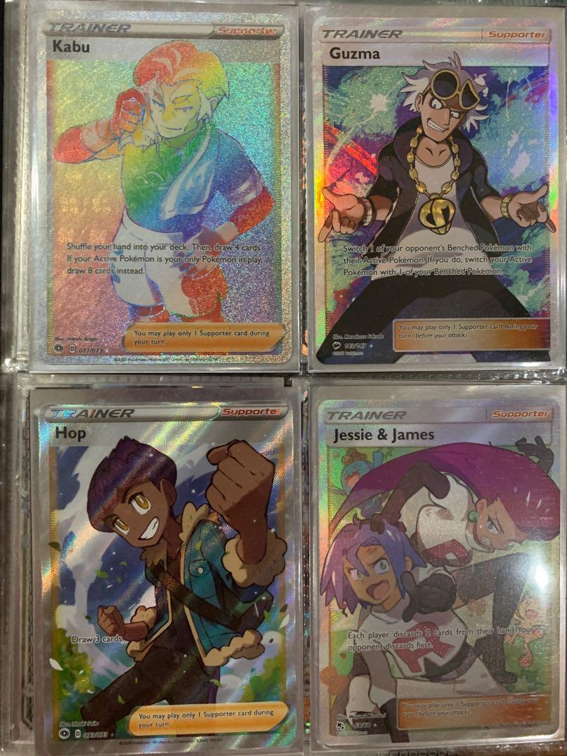 Pokemon trainer full art cards, Hobbies & Toys, Toys & Games on Carousell