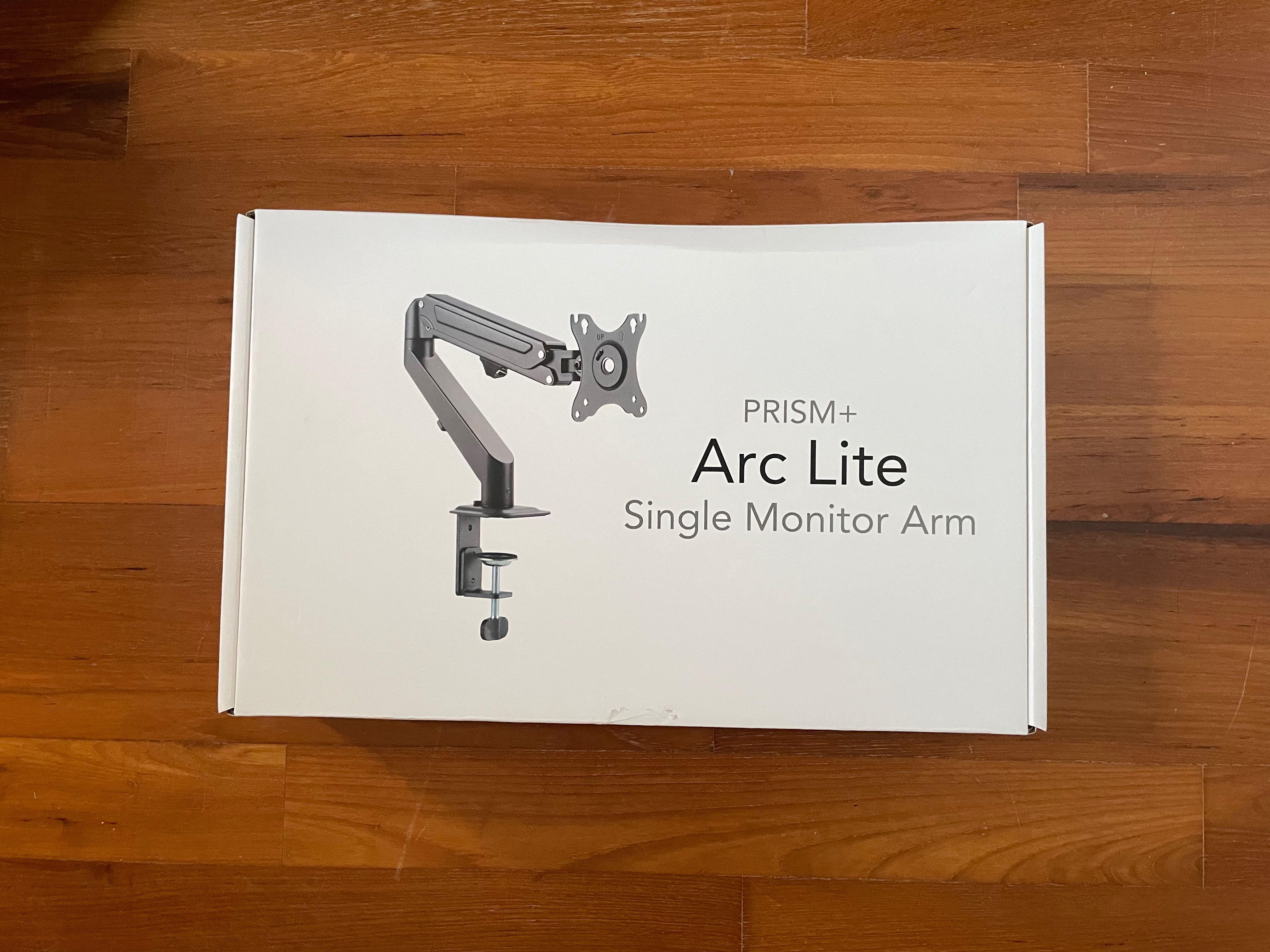 PRISM+ ARC LITE Single VESA Monitor Arm, Computers & Tech, Parts & Accessories, Computer Parts ...