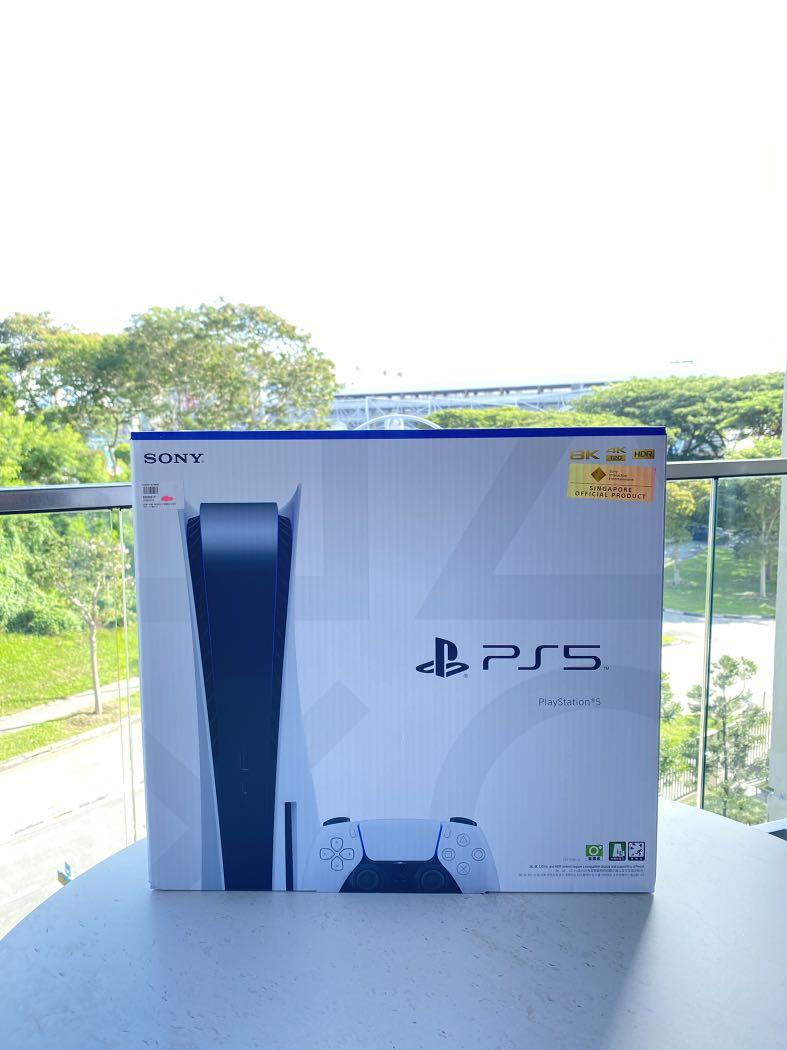 PS5 Disc (825GB) Singapore Version (Original Seal), Video Gaming, Video ...
