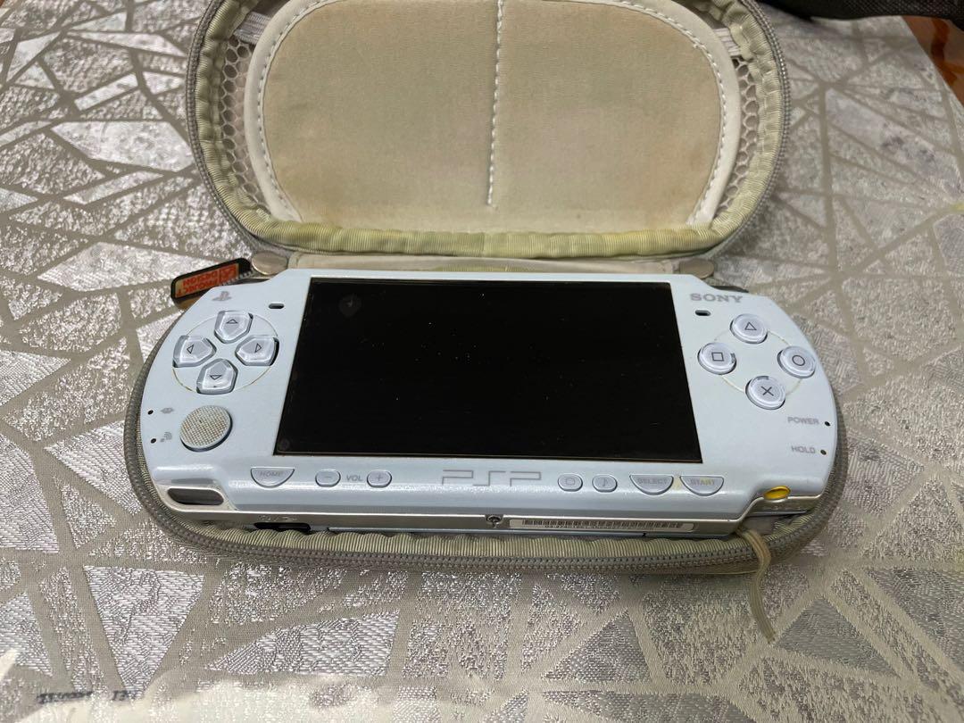 PSP Light Blue, Video Gaming, Video Game Consoles, PlayStation on Carousell