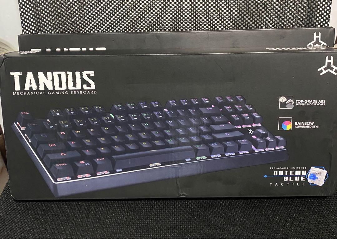 RAKK TANDUS 87 KEYS - MECHANICAL GAMING KEYBOARD, Computers & Tech ...