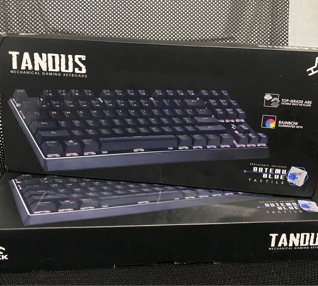 RAKK TANDUS 87 KEYS - MECHANICAL GAMING KEYBOARD, Computers & Tech ...