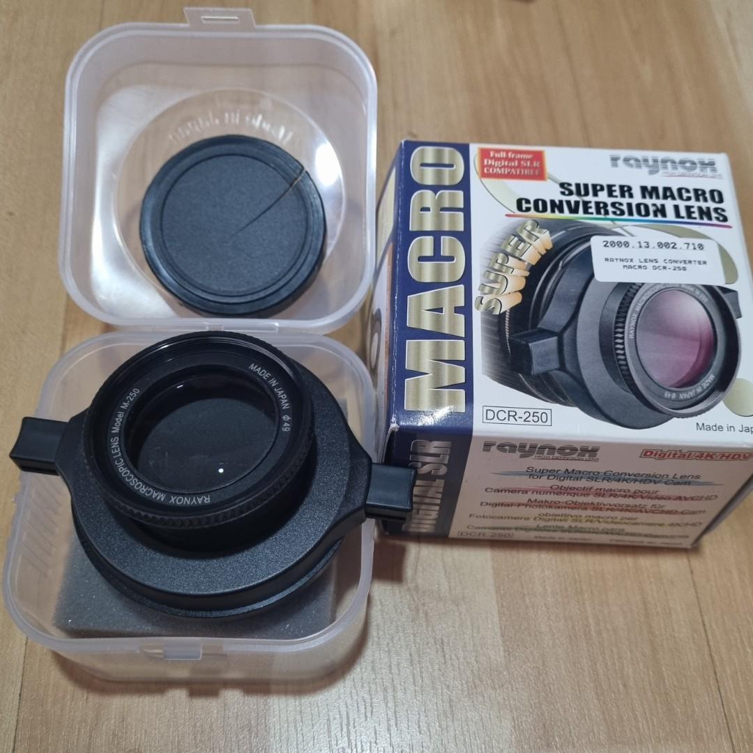 Raynox DCR-250 Macro Conversion Lens, Photography, Lens & Kits on Carousell