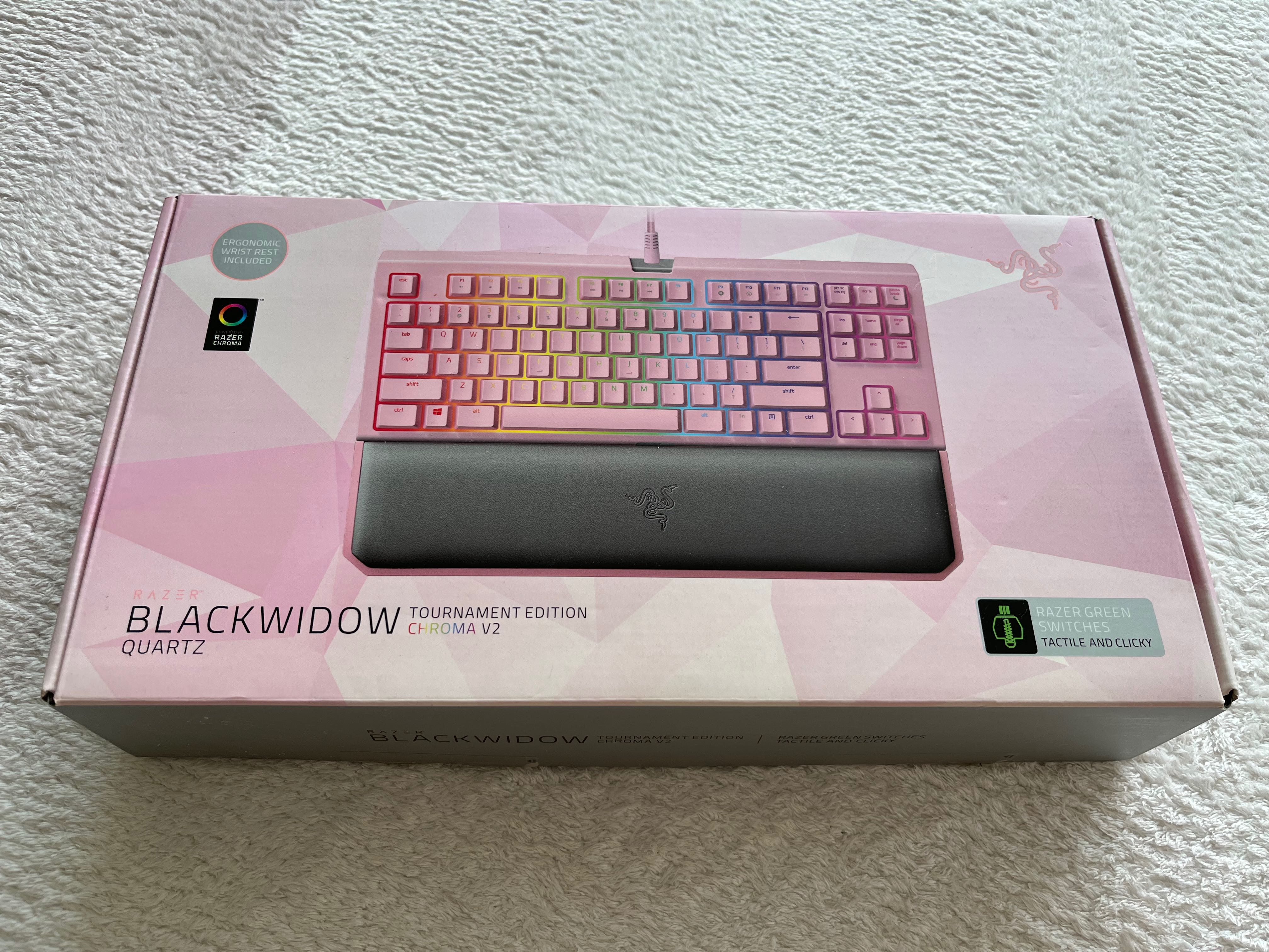 Razer Blackwidow Pink keyboard (Wired), Computers & Tech, Parts ...