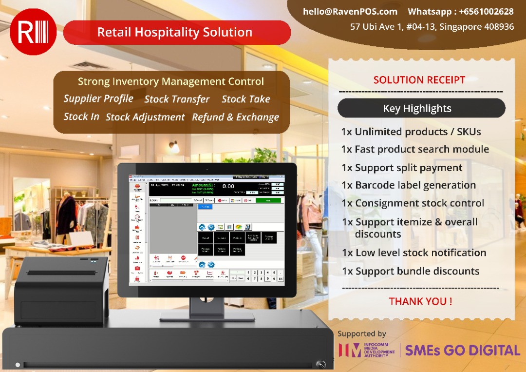 Retail Point of Sale (POS), Computers & Tech, Office & Business ...
