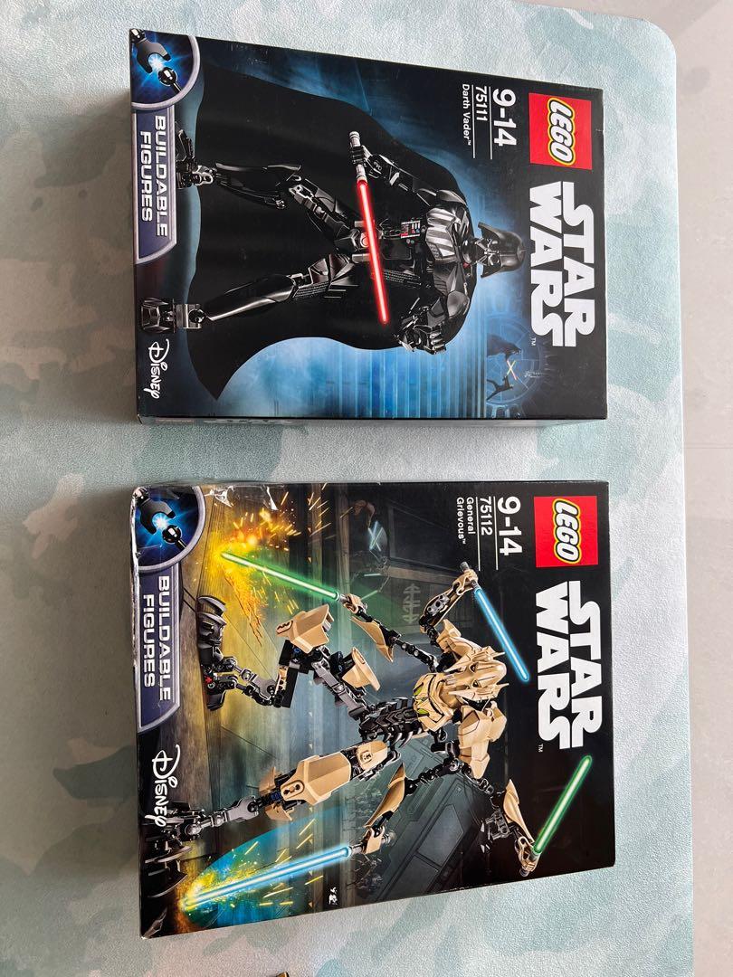 Retired Lego 75111 Darth Vader And 75112 General Grievous Buildable ...