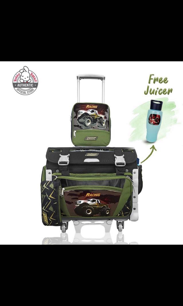 Robby Rabbit House Type Trolley School Bag, Hobbies & Toys, Stationary ...