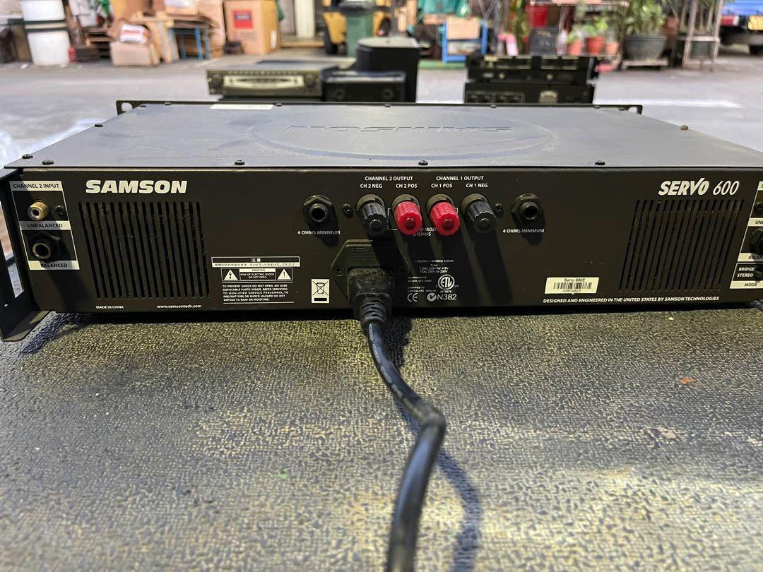 SAMSON SERVO 600 amplifier, Audio, Soundbars, Speakers & Amplifiers on ...