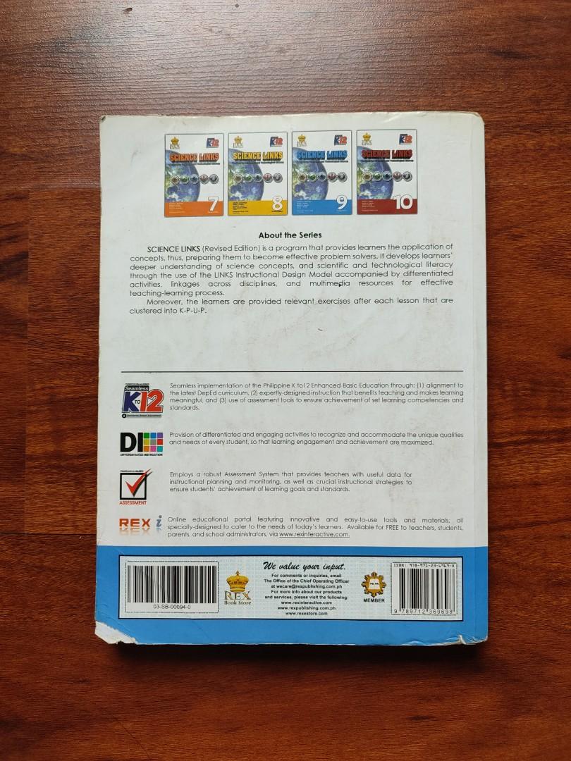 Science Links 9 - Rex Book Store - Revised Edition, Hobbies & Toys ...