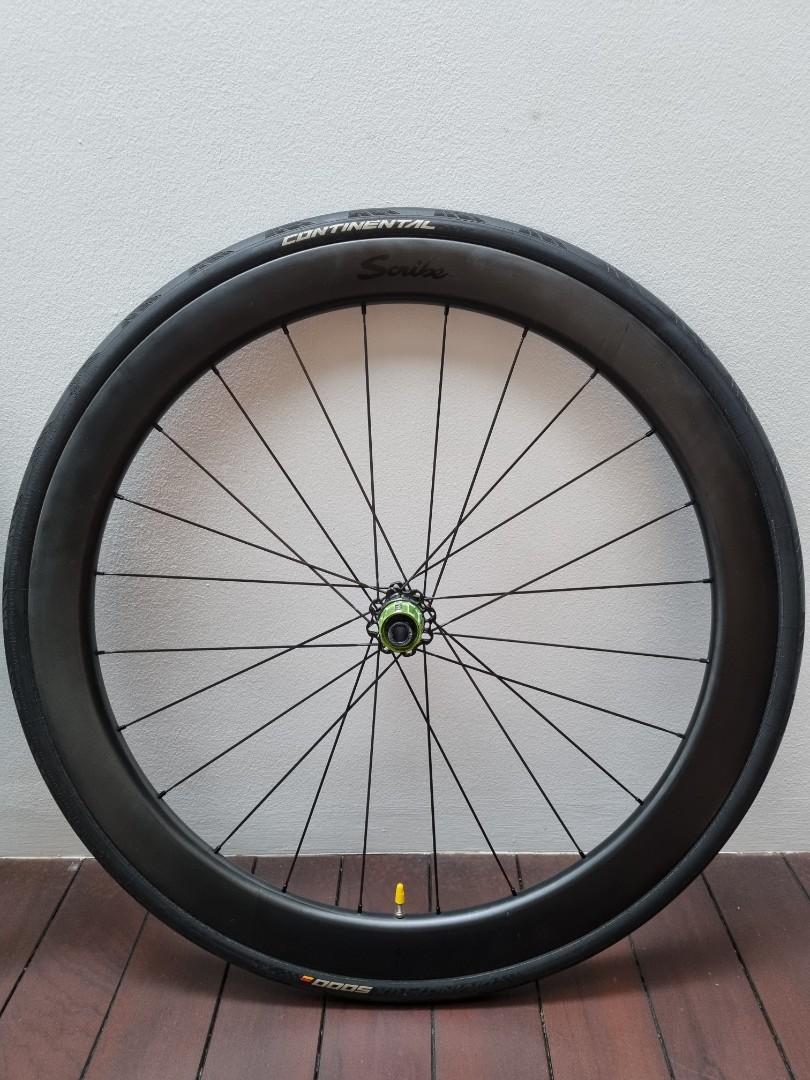 Scribe Aero Wide+ 50-D Carbon Wheelset, Sports Equipment, Bicycles ...