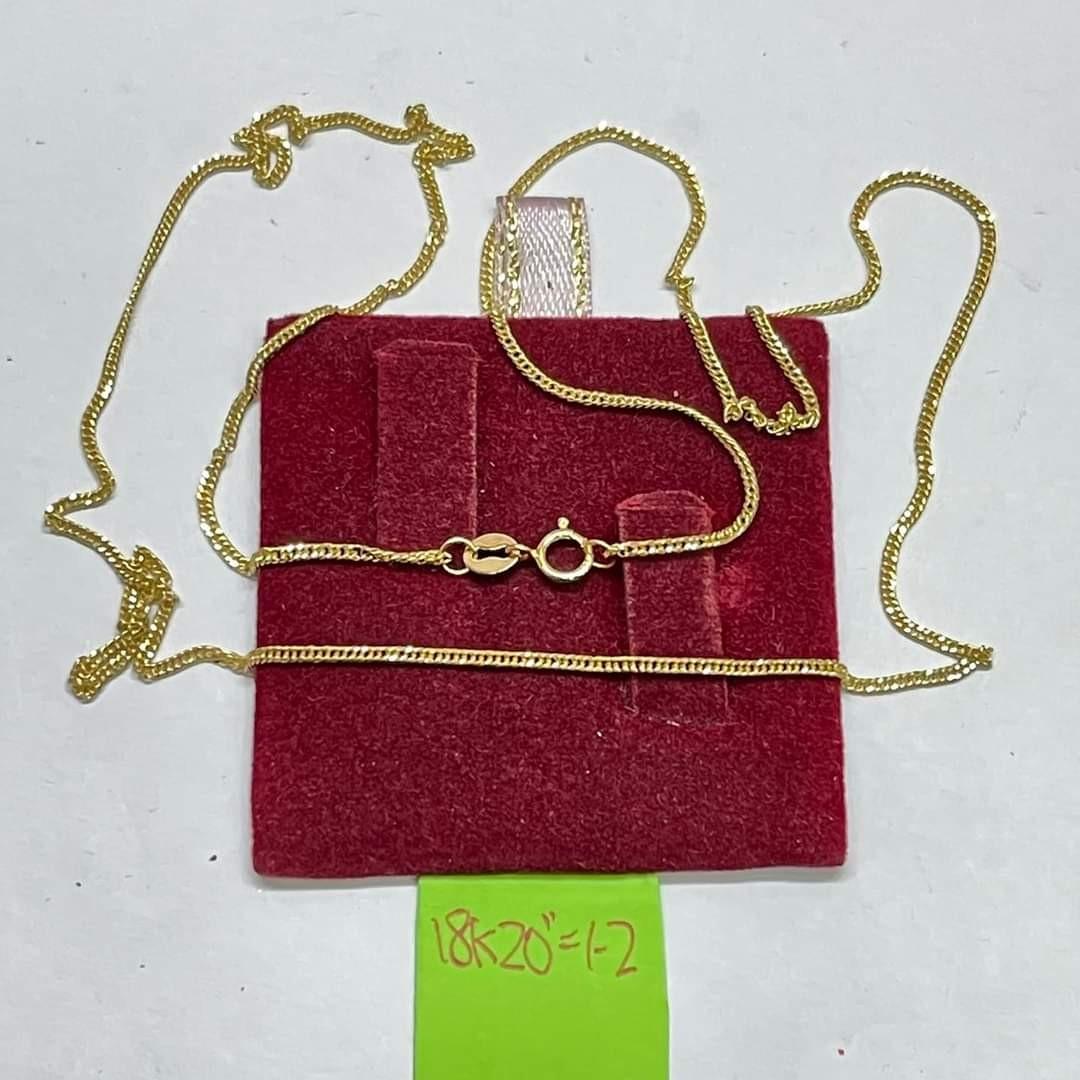 SDG CHAIN SAudigold 18K, Women's Fashion, Jewelry & Organizers ...