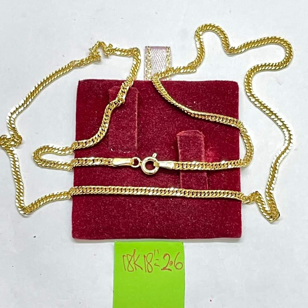 SDG CHAIN SAudigold 18K, Women's Fashion, Jewelry & Organizers ...