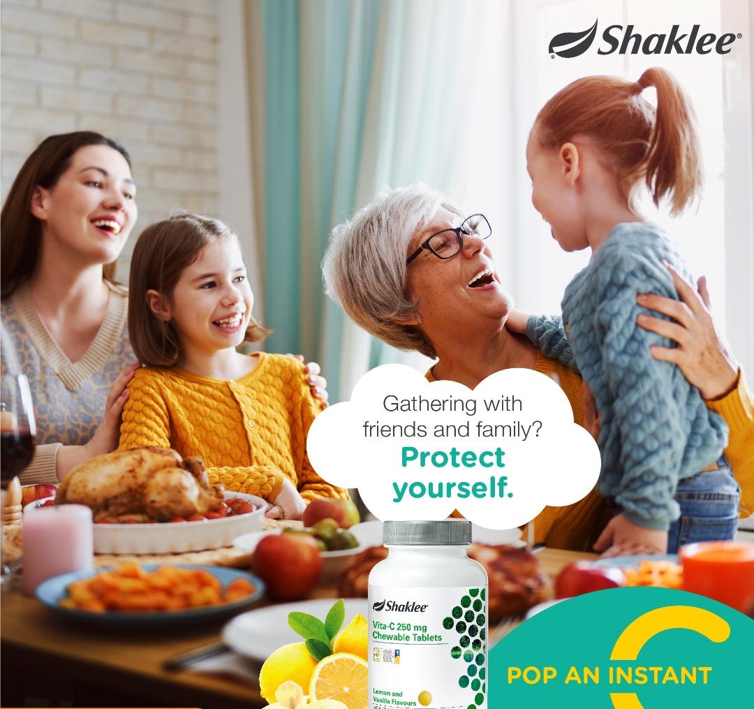 Shaklee Vitamin C Chewable 250 Mg 90 Tablets Health And Nutrition