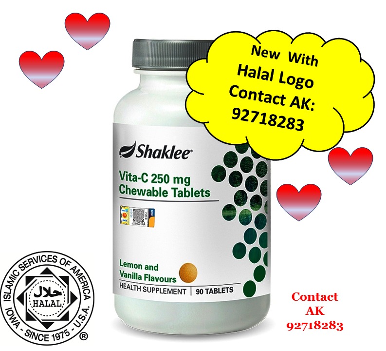 Shaklee Vitamin C Chewable 250 Mg 90 Tablets Health And Nutrition
