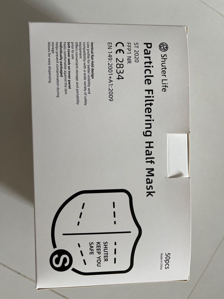 Shuter Life half mask, Beauty & Personal Care, Face, Face Care on Carousell