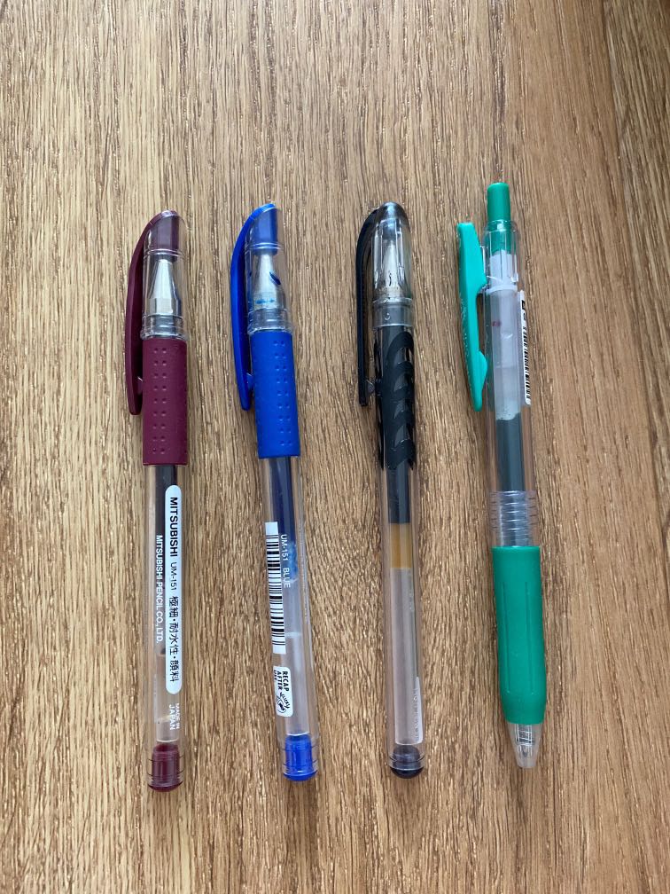 Signo, Wingel and Sarasa Pens, Hobbies & Toys, Stationery & Craft ...