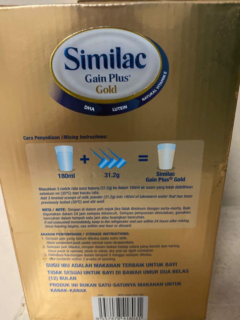 Similac Gain Gold Plus Stage 3, Babies & Kids, Nursing & Feeding ...